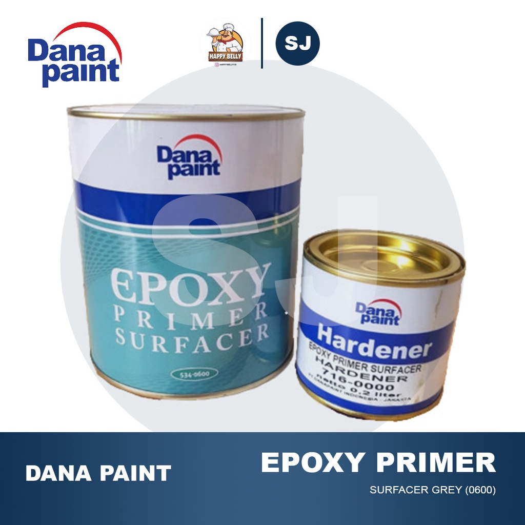 Jual DANA PAINT Cat Epoxy Primer Surfacer/Cat dasar 1ltr set | Shopee ...