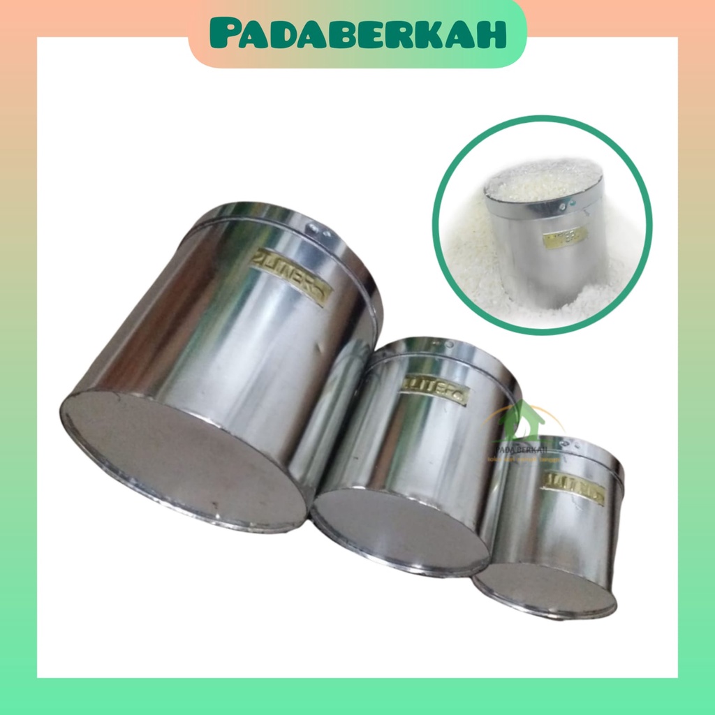 Jual TokoPadaBerkah Literan Beras/ Takaran Beras/ Takeran Beras 1 Kg 1/ ...