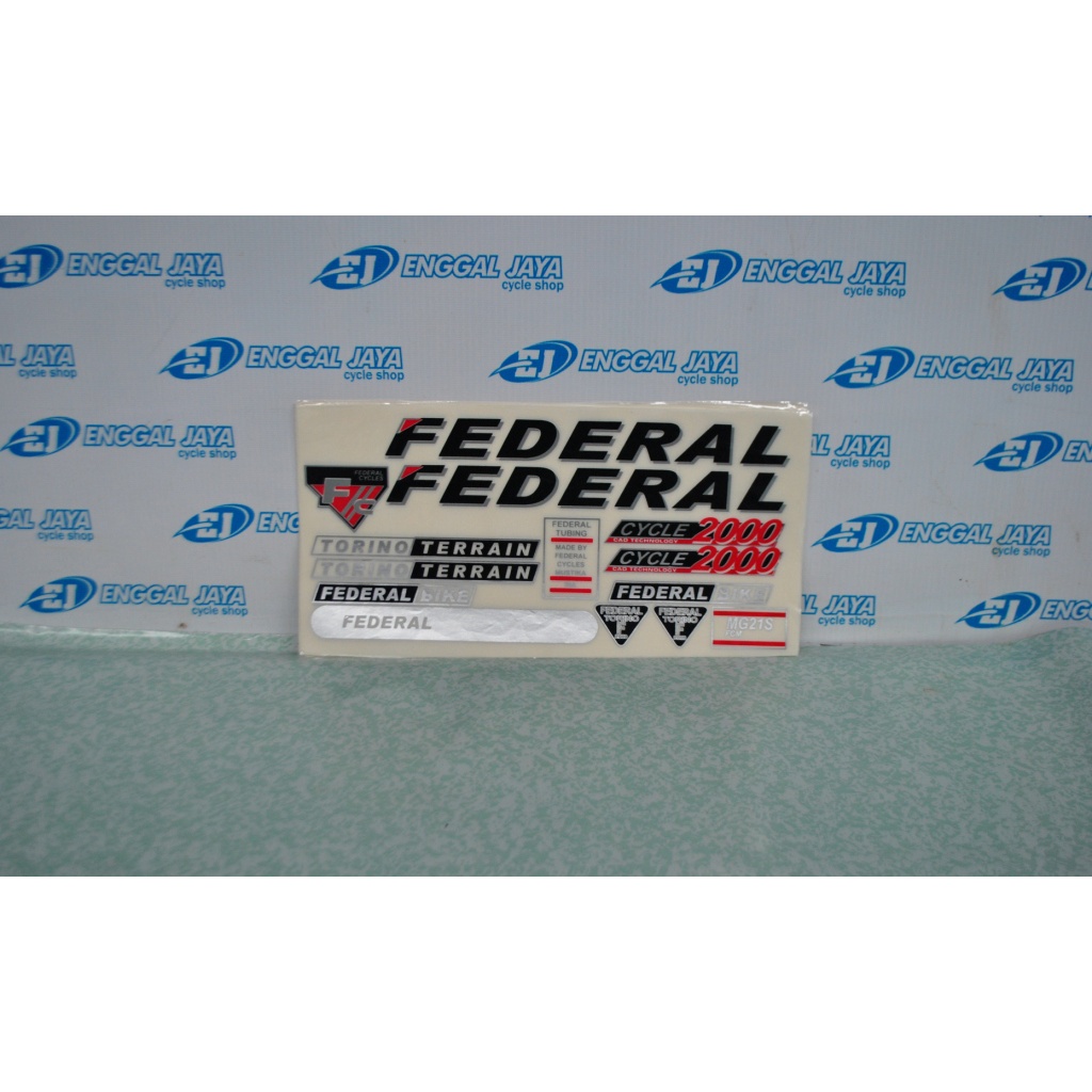 Jual Stiker Sticker Federal - Decal Sticker Stiker Sepeda Federal ...