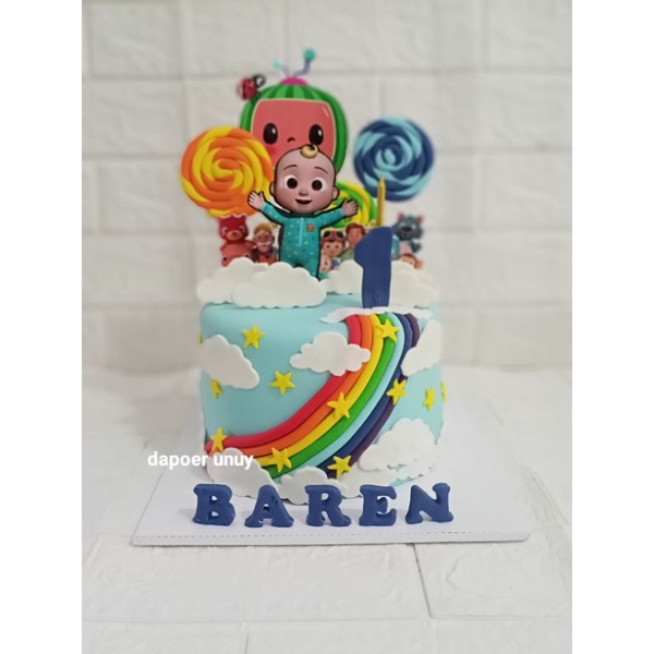 Jual kue ulangtahun cocomelon / cake ultah cocomelon | Shopee Indonesia