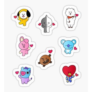 Jual STIKERBT21LUCU/STIKER BT21 BOTOL SUSU/BT21 STIKERR | Shopee Indonesia
