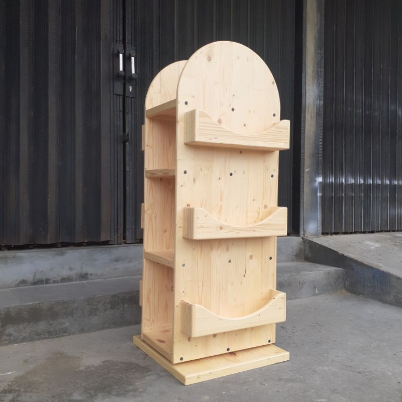 Jual RAK BUKU ANAK PUTAR 360 / RAK BUKU PUTAR / ROTATING BOOKSHELVES ...