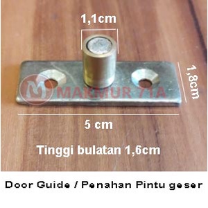 Jual Door Guide KUNINGAN / Penahan Pintu Sliding / Roda bawah SIZE ...
