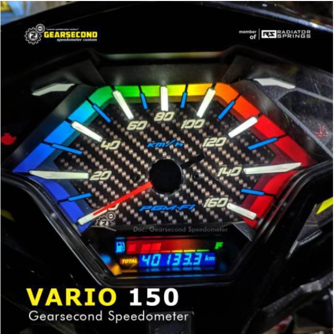 Jual CUSTOM PAPAN SPEEDOMETER HONDA VARIO 150 - GEARSECOND BANDUNG ...