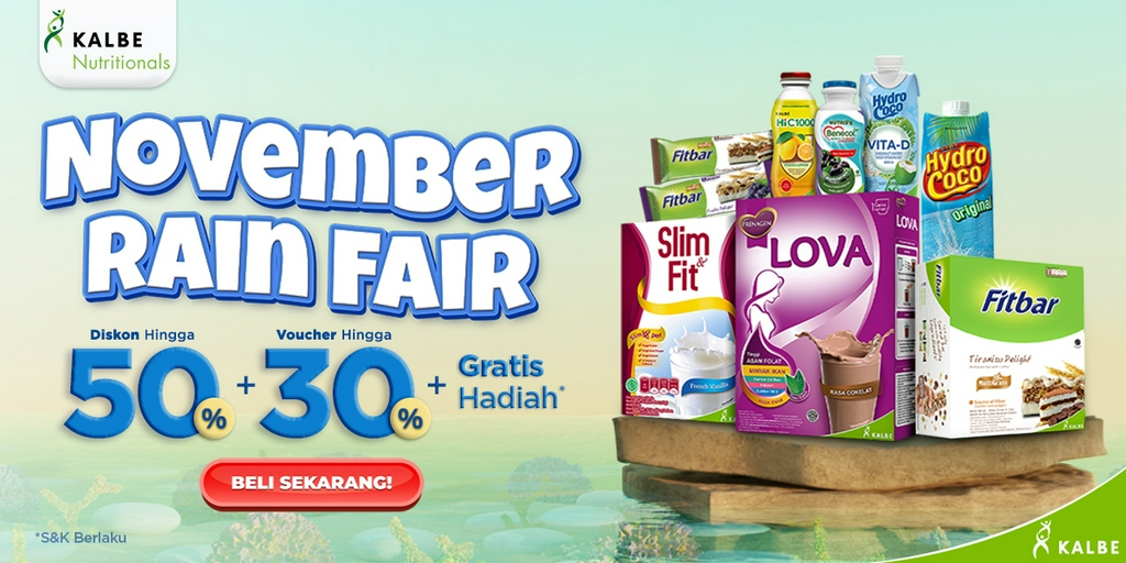 Toko Online Kalbe Nutritionals Official Shop | Shopee Indonesia