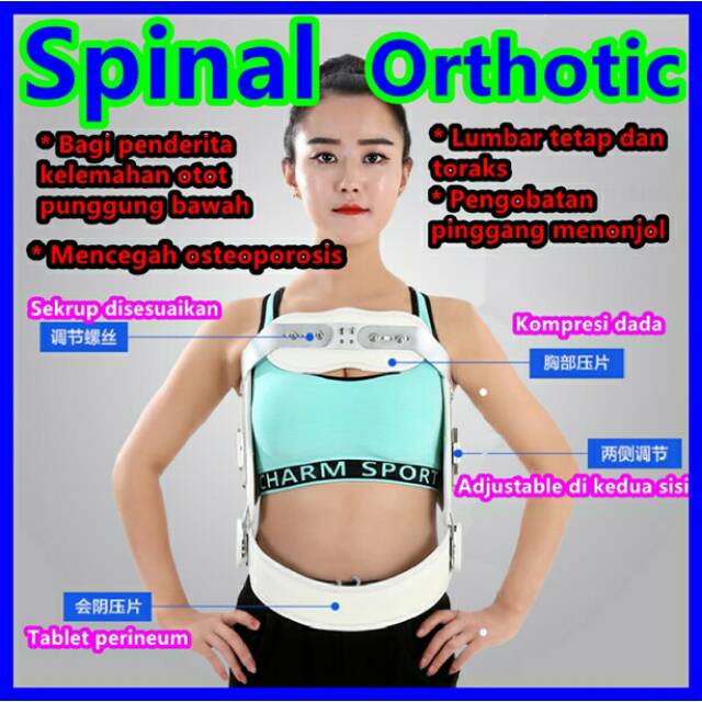 Jual TLSO Jewett Hyperextension Back Brace Orthosis | Shopee Indonesia