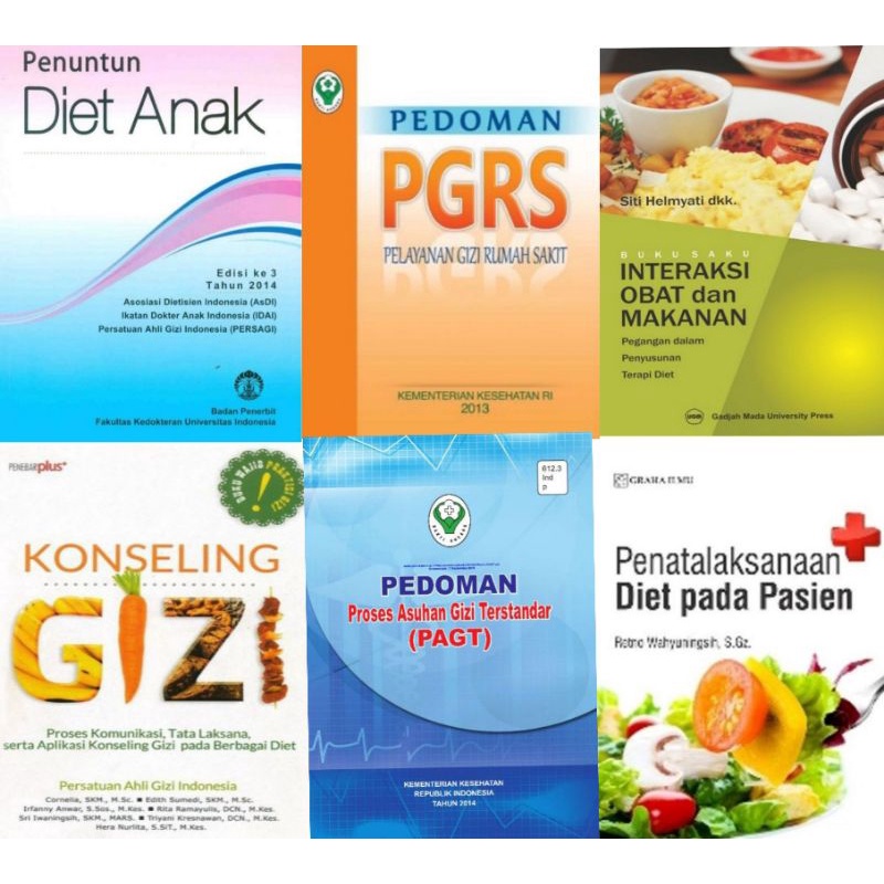 Jual Penuntun diet anak, PGRS, PAGT, NCP, Konseling gizi, penatalaksanaan diet pada pasien ...