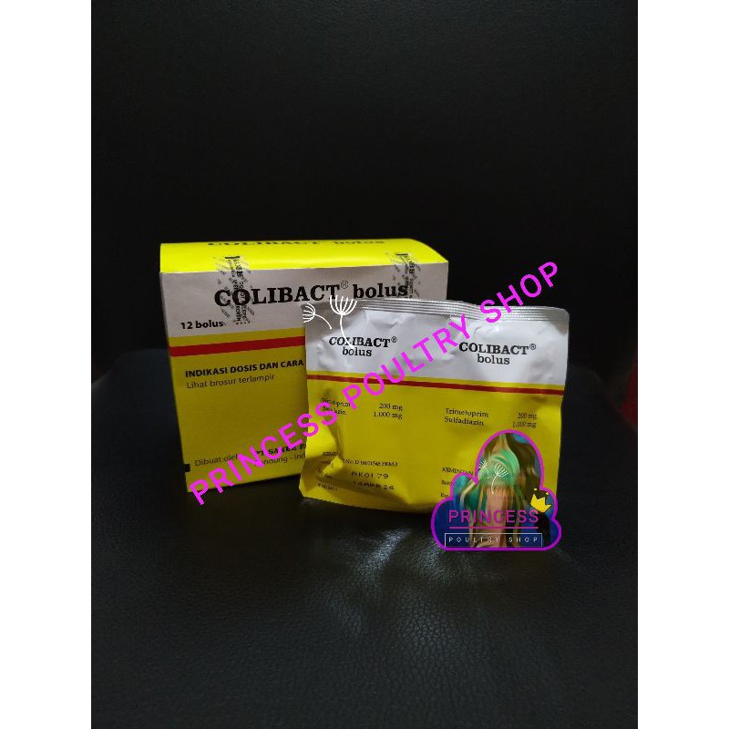 Jual COLIBACT BOLUS (1 Box isi 12 Bolus) - Antibiotik Bolus | Shopee ...