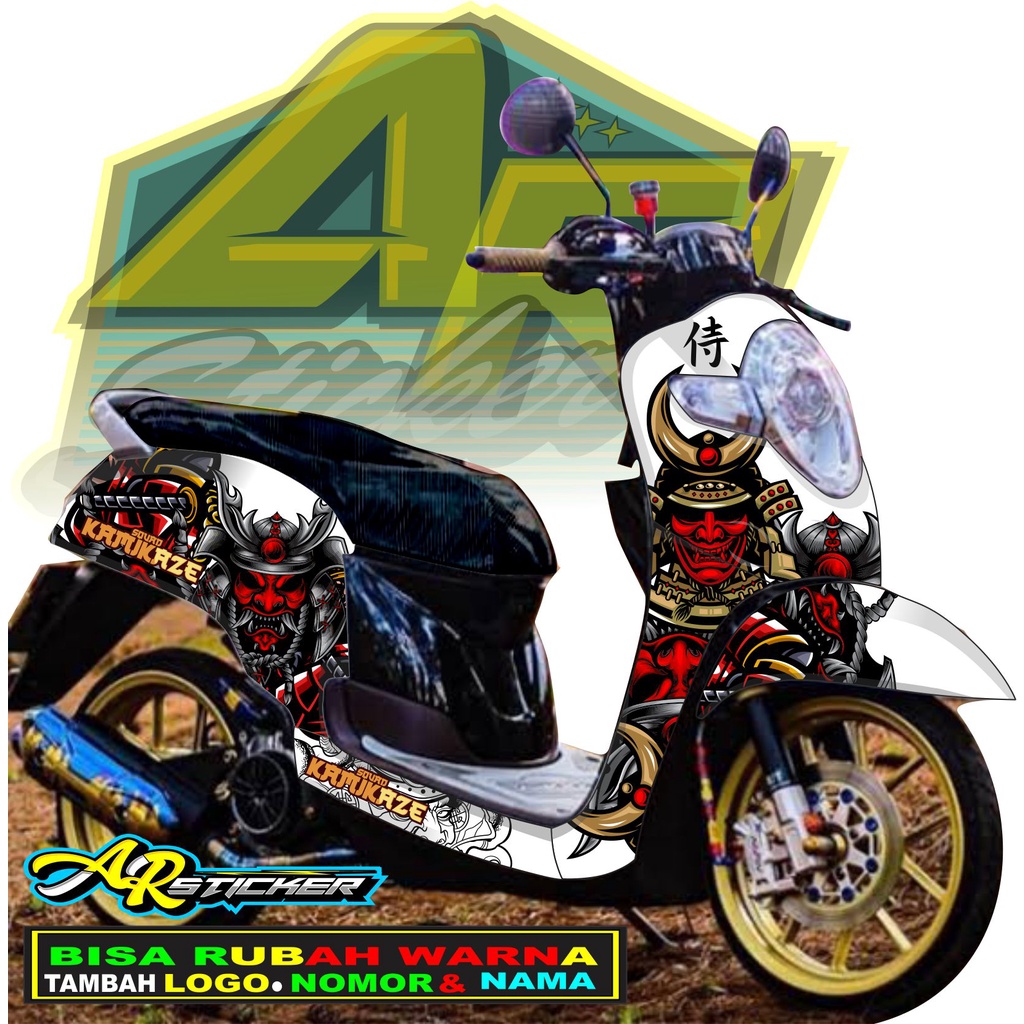 Jual Decal scoopy Decal Scoopy full body Full Blok Decal Scopy Dekal ...