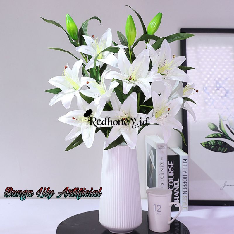 Jual Bunga Lily Latex Artificial | Shopee Indonesia