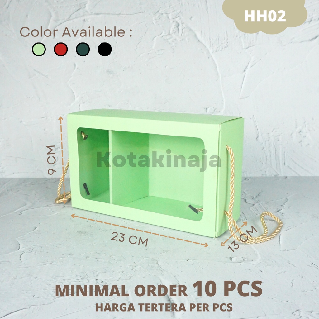 Jual Box mika handle / Box Mika Sekat / Box sekat / Box kue sekat / Box ...
