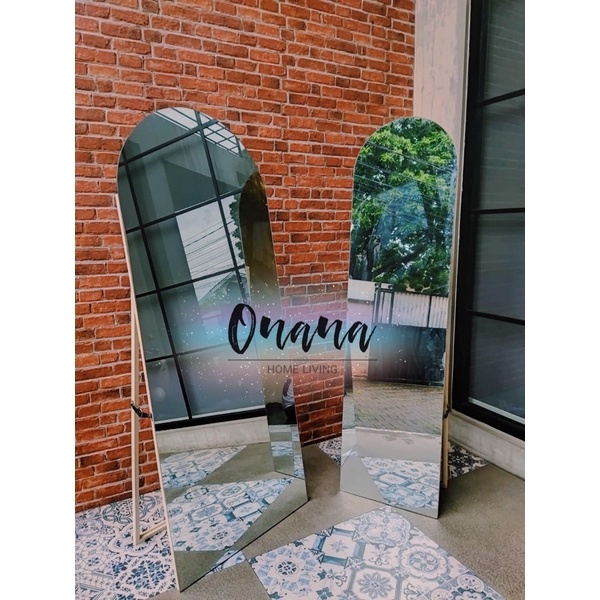 Jual STANDING MIRROR OVAL | Shopee Indonesia