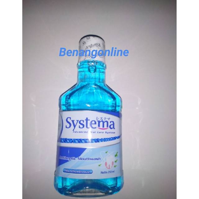 Jual Antiseptic mouthwash Systema advanced oral care system menthol ...