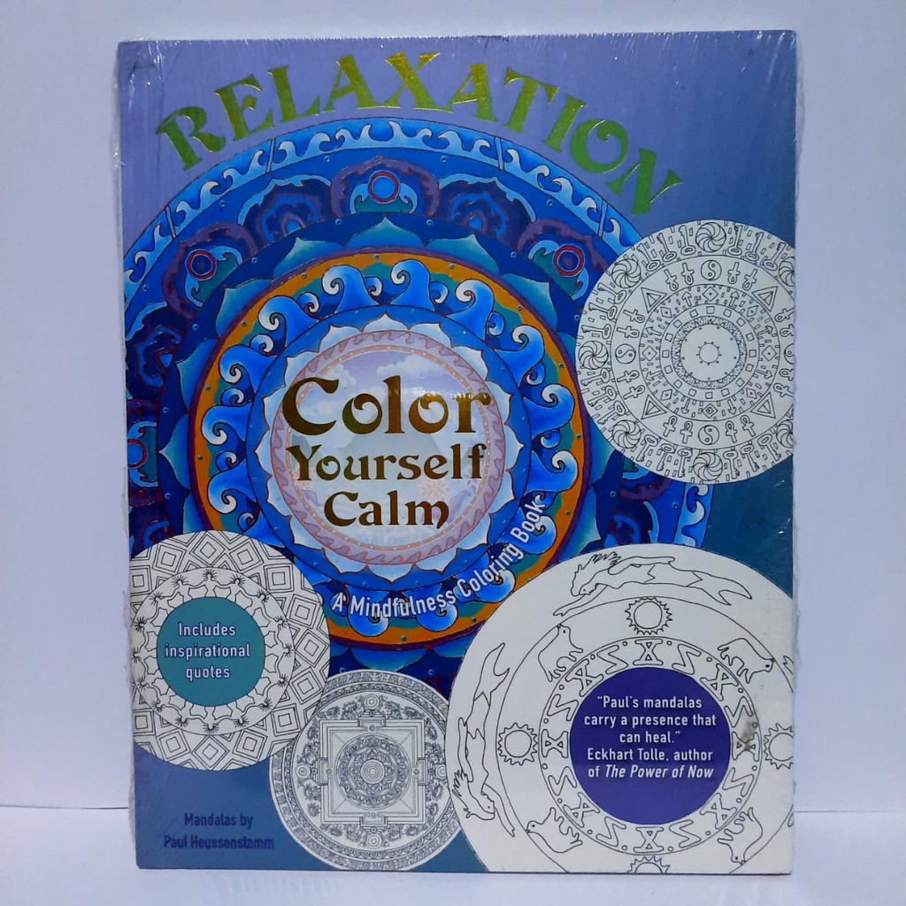 Jual Relaxation: A Mindfulness Coloring Book (Color Yourself Calm ...