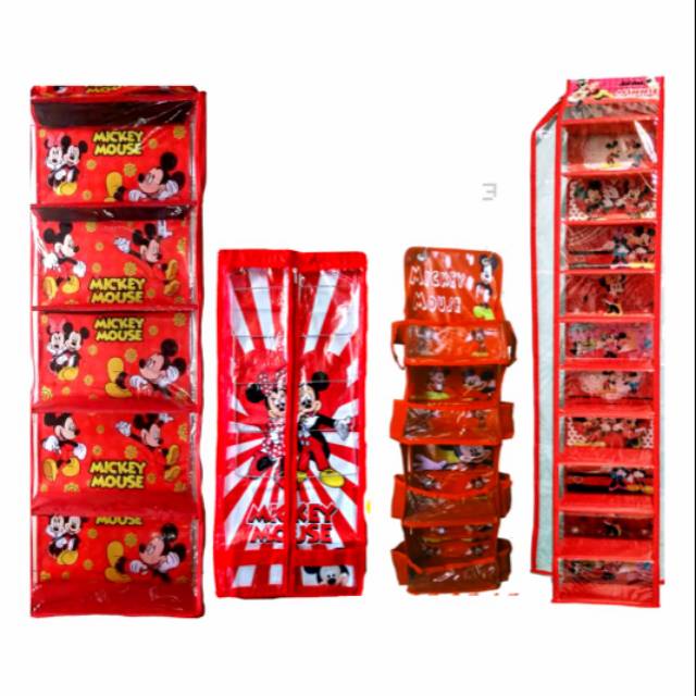 Jual Rak set gantung 4 in 1 karakter mickey mouse 1kg | Shopee Indonesia