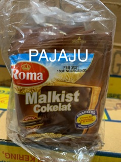 Jual Roma malkist crackers coklat abon 10 sachet renceng 27g Indonesia ...