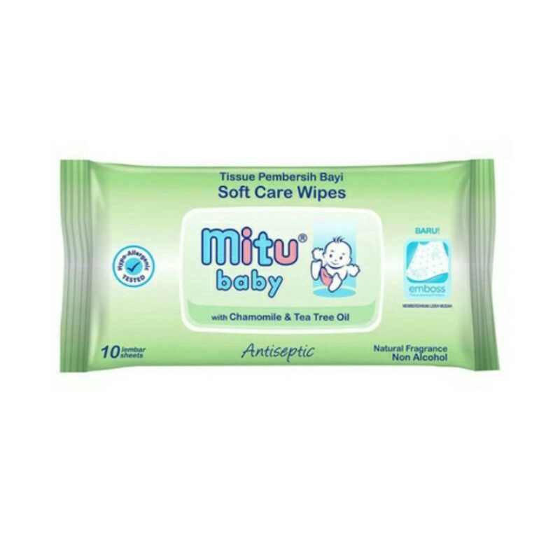 Jual mitu babby wipes 10s | Shopee Indonesia