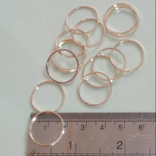 Jual Ring gold gerigi bahan bros murah | Shopee Indonesia