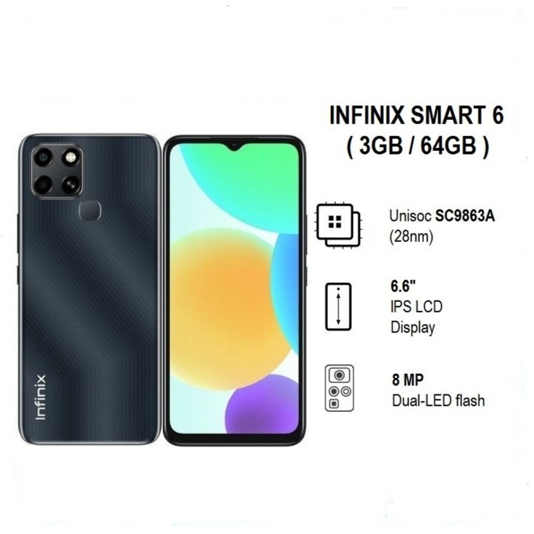 Jual INFINIX SMART 6 FULL SET FREE KARTU PERDANA | Shopee Indonesia