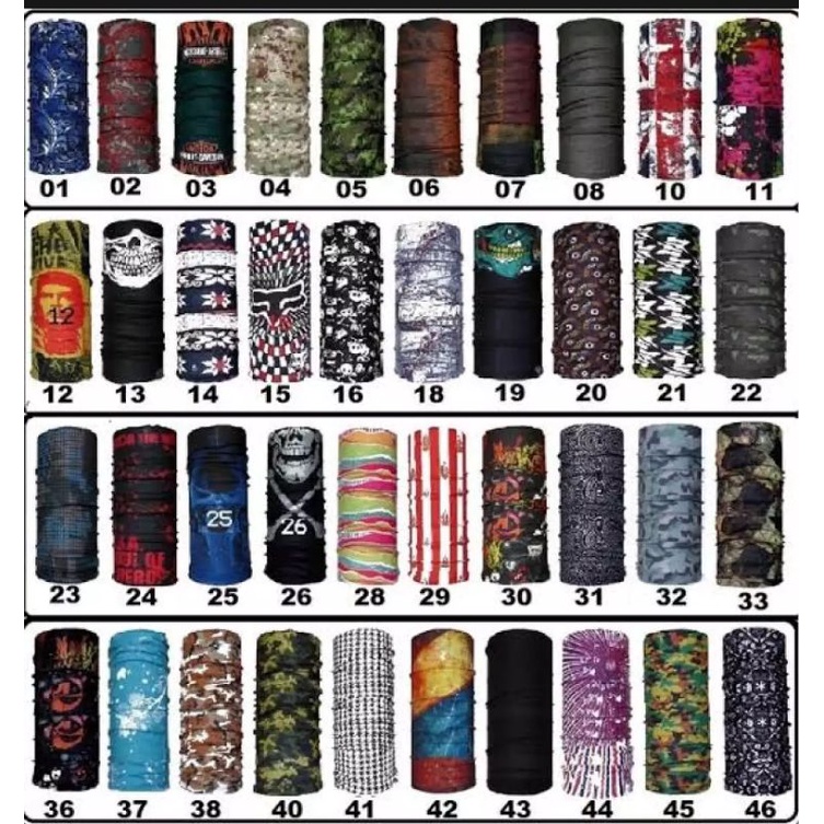 Jual HARGA GROSIR MASKER BUFF MOTIF MULTIWARNA | Shopee Indonesia