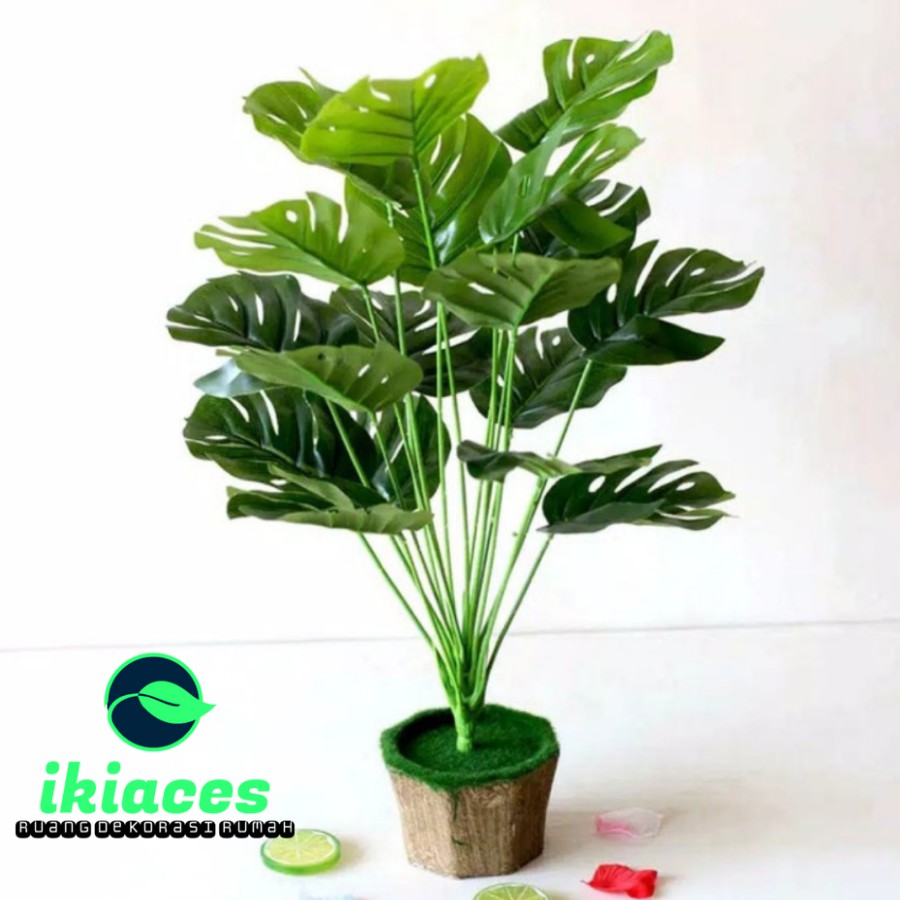 Jual BUNGA MONSTERA PLASTIK DAUN MONSTERA BUNGA PLASTIK TANAMAN ...