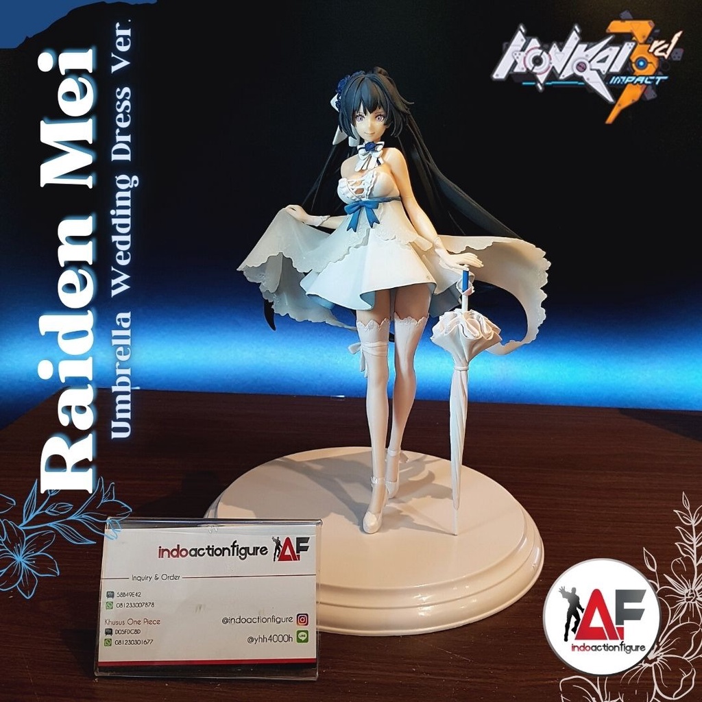 Jual Action Figure Honkai Impact 3rd Raiden Mei Umbrella Wedding dress ...