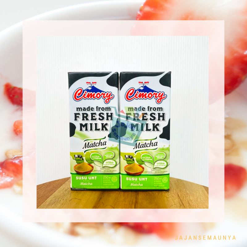 Jual Cimory uht matcha 250 ml x 24 pcs (1 karton) | Shopee Indonesia