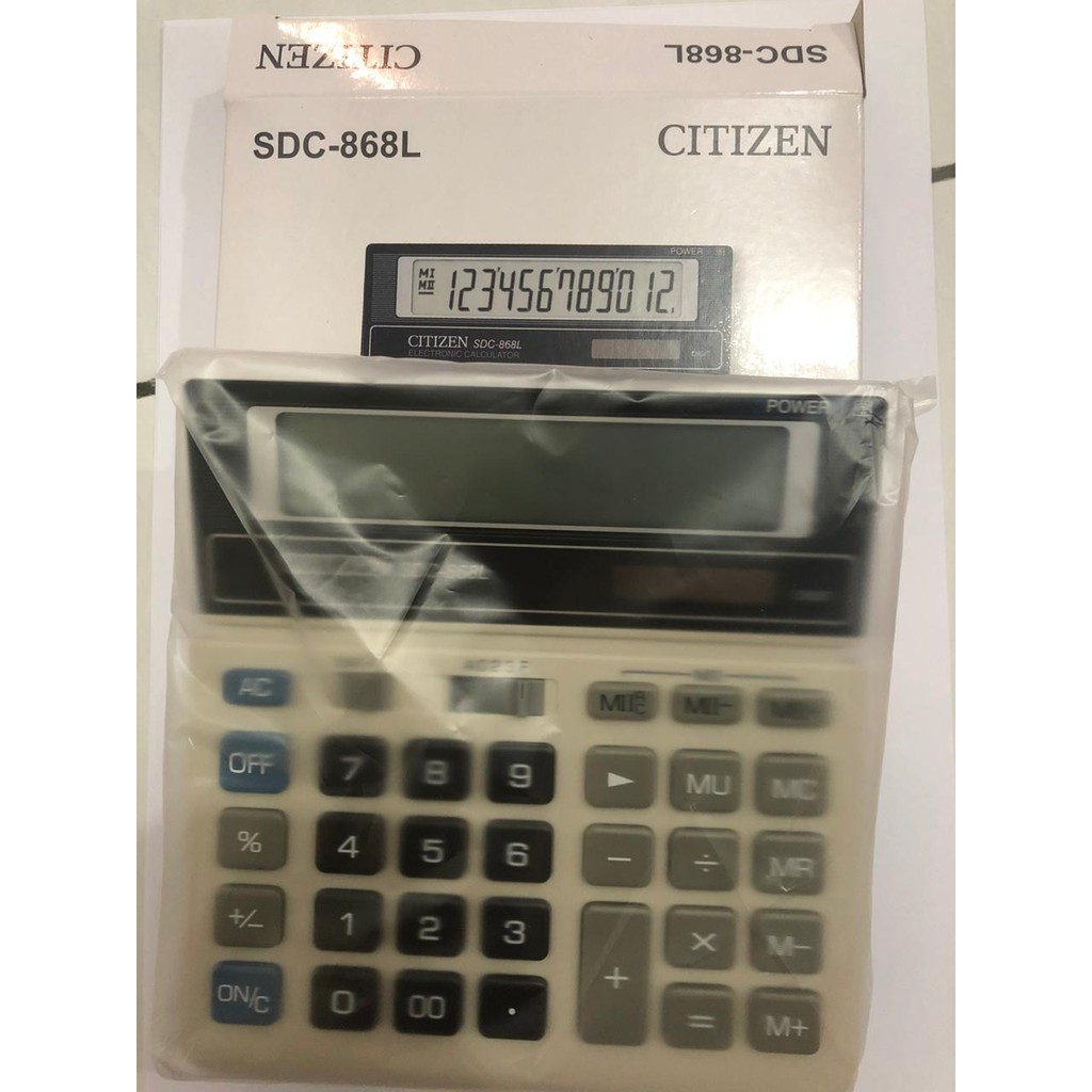 Jual Calculator/Kalkulator Besar/Dagang Citizen SDC-868L Original ...