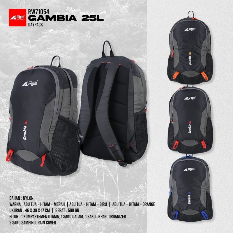 Jual Tas Arei Ransel Rei Gambia 25L Original | Shopee Indonesia