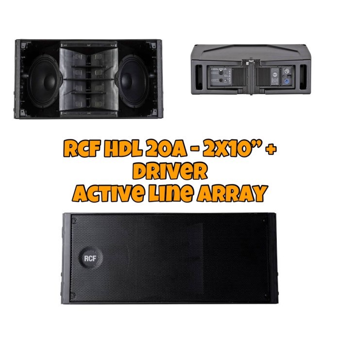 Jual RCF HDL 20A - ACTIVE LINE ARRAY SPEAKER - 2 X 10" + DRIVER | Shopee Indonesia