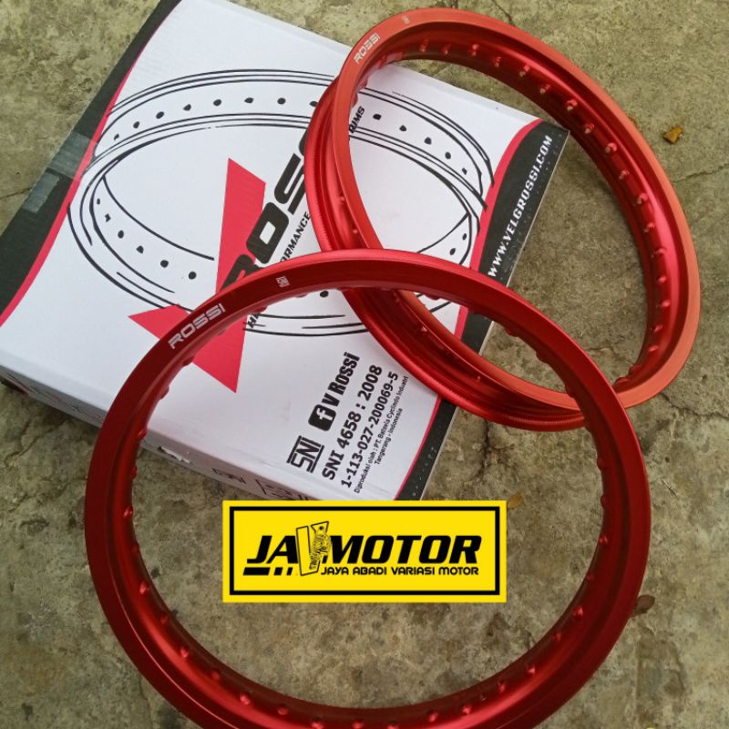 Jual VELG ROSSI RING 17 185-215 MERAH CANDY VELG VROSSI | Shopee Indonesia