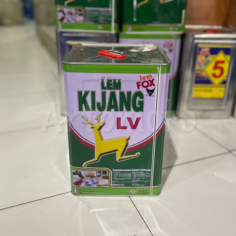 Jual Lem Fox Kijang LV Blek 9 kg (Lem Kuning Serbaguna) | Shopee Indonesia