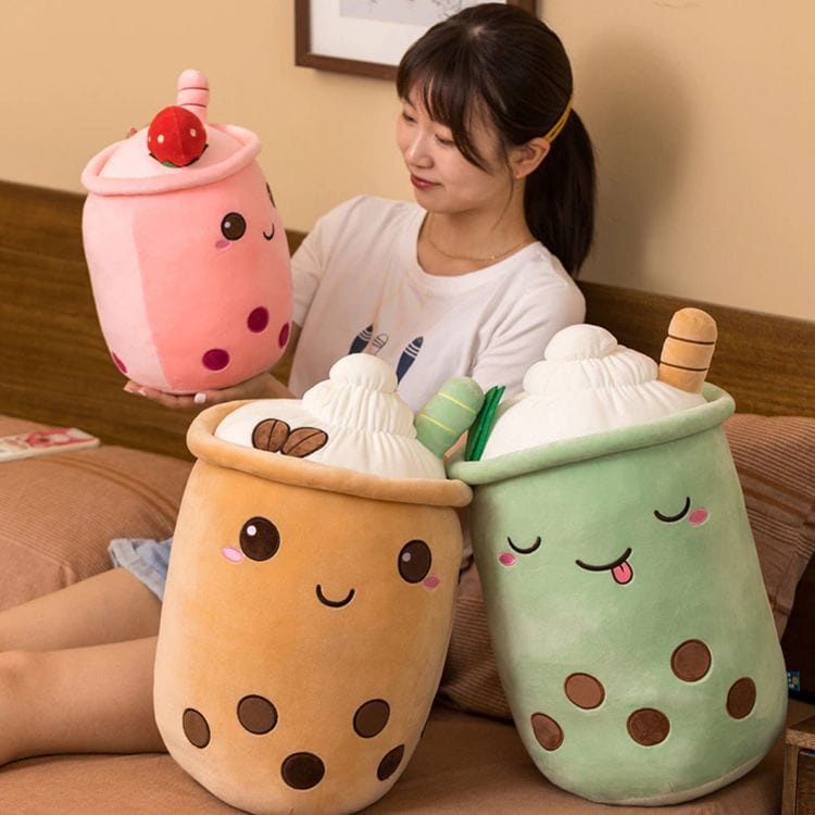 Jual Boneka Boba Milk Tea and ice cream Plush Ukuran L Harga Promo ...