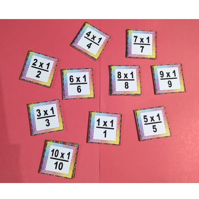 Jual KARTU BILANGAN PERKALIAN / MAINAN KARTU / FLASH CARD EDUKASI ANAK ...