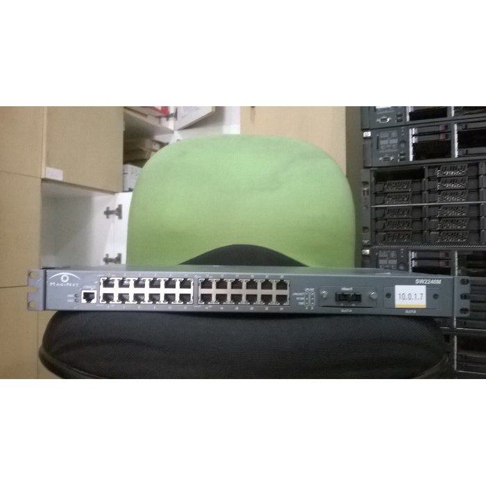 Jual Switch HUB MAGINET Type SW2240M 24 Port 100 Mbps Ethernet | Shopee ...