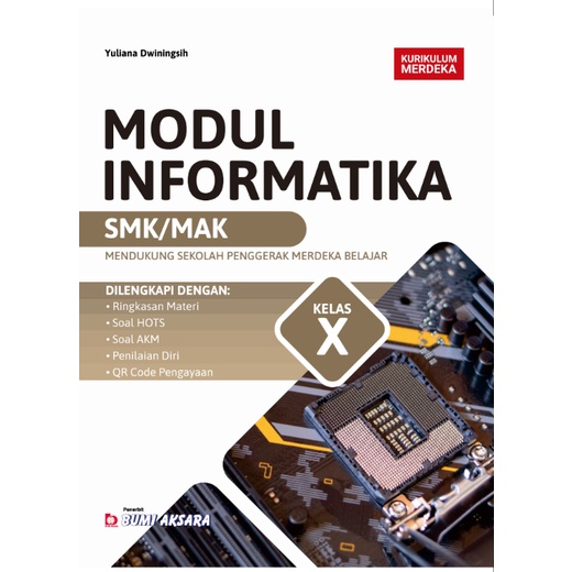 Jual Modul Informatika Kls X SMK/MAK Kurikulum Merdeka Bumi Aksara ...