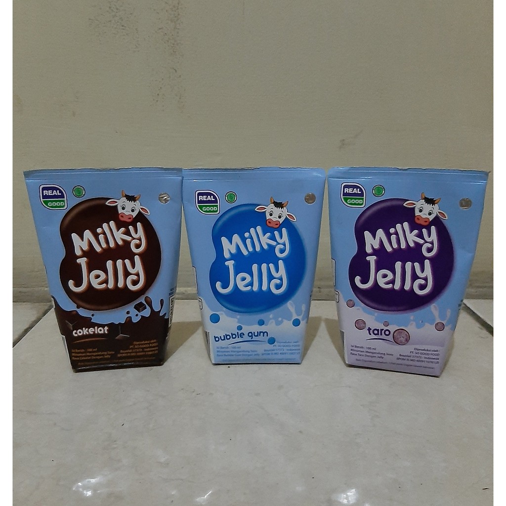 Jual REAL GOOD MILKY JELLY 100ml (SUSU REAL GOOD) | Shopee Indonesia