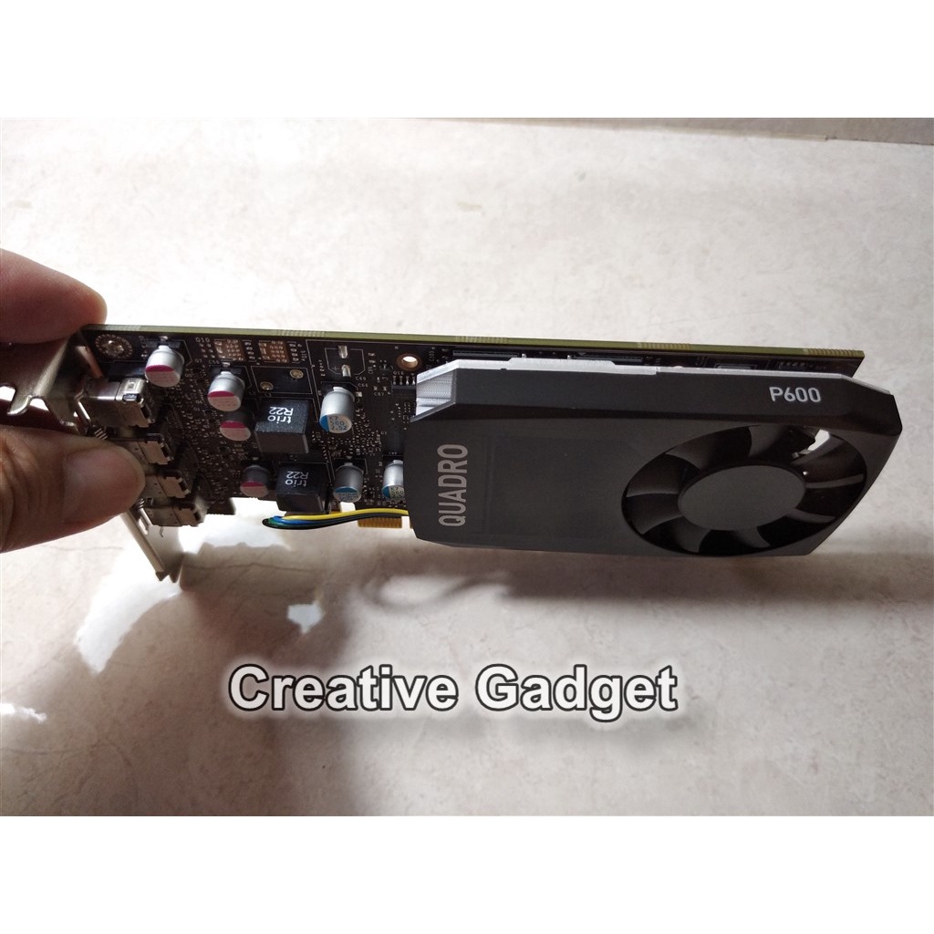 Jual Nvidia Quadro P600 - SFF / Bracket pendek 2GB DDR5 - Card ...