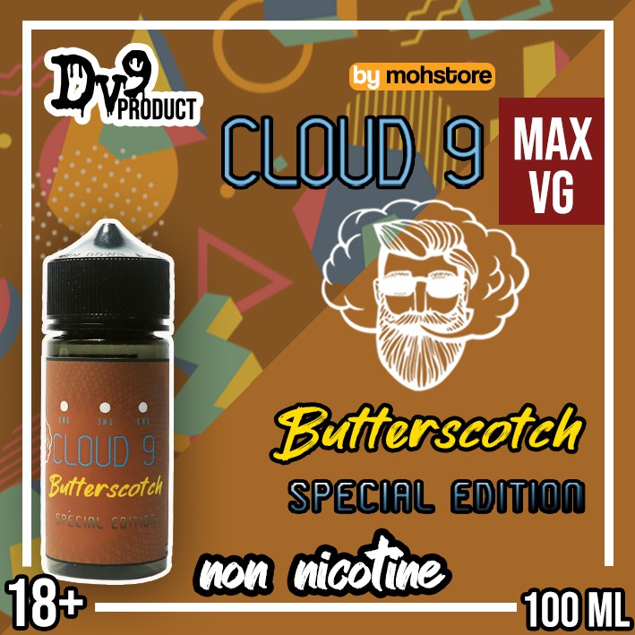 Jual Liquid Non Nicotine Dv9 Butterscotch Max Vg 100ml Vape Indonesia ...