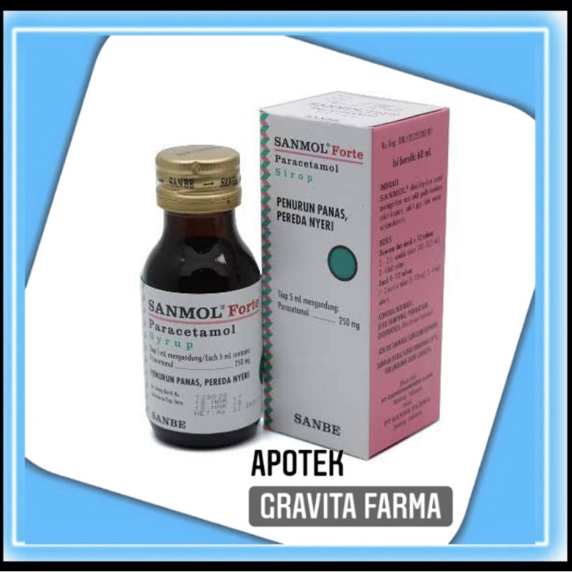Jual Sanmol syrup FORTE 60 ml | Shopee Indonesia