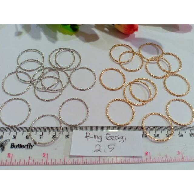 Jual Ring gerigi 2,5cm (1 lusin) | Shopee Indonesia