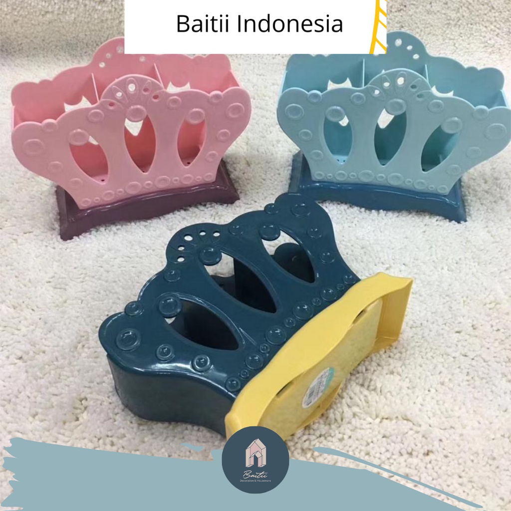 Jual TEMPAT SENDOK DAN TISSUE CROWN KARAKTER MAHKOTA / DECORATION ...