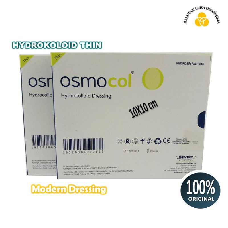 Jual OSMOCOL HYDRICOLOID DRESSING 10X10 SEPERTI EXTRA THIN | Shopee ...