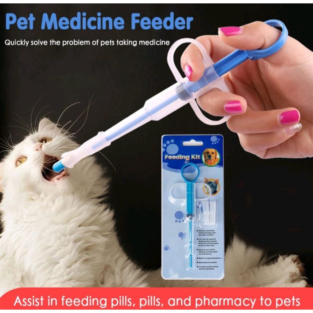Jual PET PILL GUN / PELONTAR OBAT KUCING ANJING / ALAT BANTU MINUM OBAT ...
