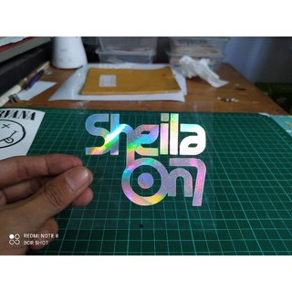 Jual STIKER SHEILA ON 7 STICKER CUTTING TRANSPARAN LOGO DLL | Shopee ...