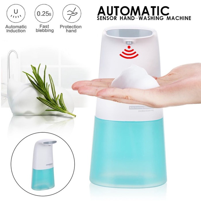 Jual Dispenser Sabun Otomatis Sensor Smart Foaming Hand Wash Foam Full ...