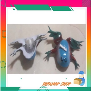 Jual Mainan Jadul Anak Bentuk Kodok Katak Kecil Tarik Unik Tradisional ...
