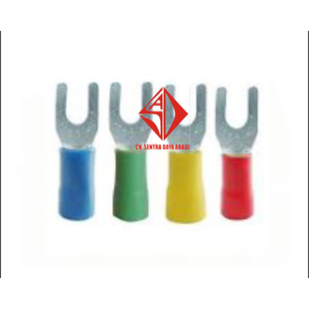 Jual Kabel Skun Y Kabel Skun Garpu 1.25-4 hitam /skun kabel ksp SVS 1.25-4.5hitam Indonesia ...