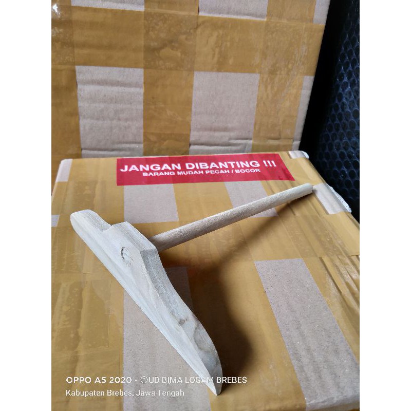 Jual perata adonan crepes bahan kayu untuk wajan ukuran 25cm & 30cm ...