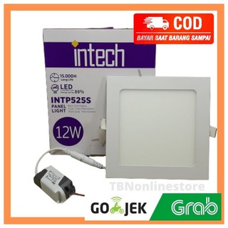 Jual Intech Downlight LED Inbow / Panel LED Inbow INTP525R Lampu Kotak ...
